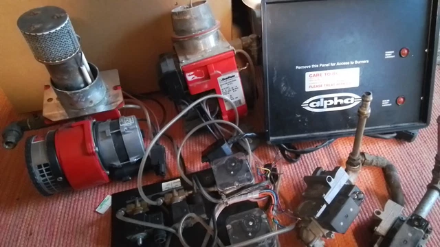 ECOFLAM MAX GAS Burners Alpha Range x2 cooker hot & water for Mains Gas ...