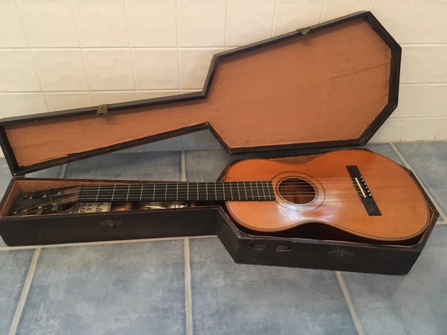 WILLIAM HALL AND Son Antique Guitar 1850’s £1,430.67 - PicClick UK