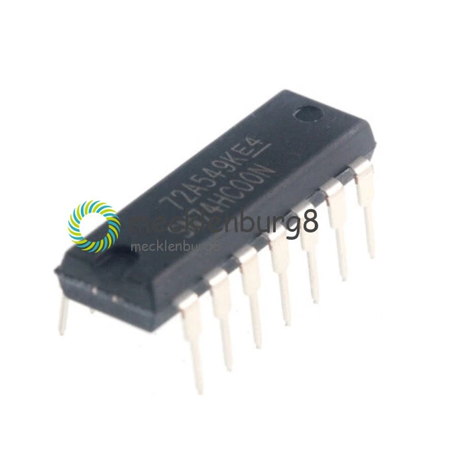 10PCS SN74HC00N 74Hc00N Ic Quad 2-Input Nand Gate 14-Dip EUR 1,52 ...