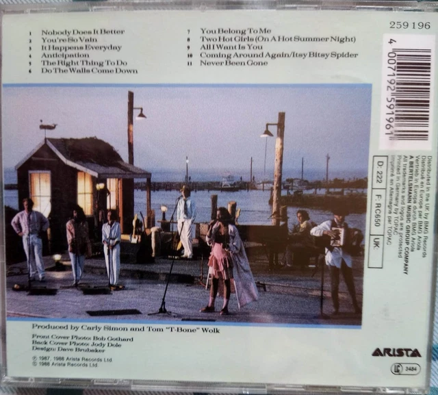 Carly Simon Greatest Hits Live 1988 Cd Album Eur 146 Picclick It