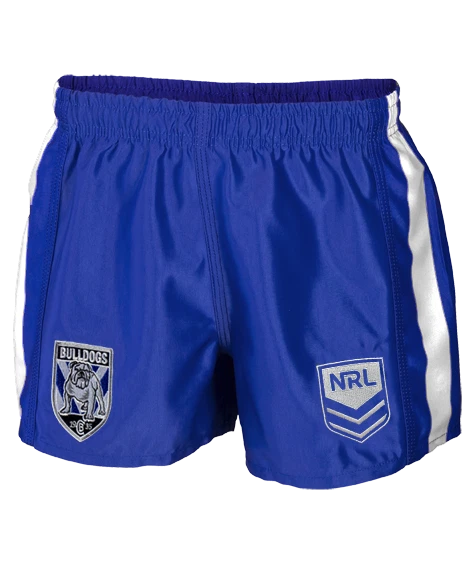 NRL SUPPORTER FOOTY Shorts - Canterbury Bulldogs - Kids Youth Adults £ ...