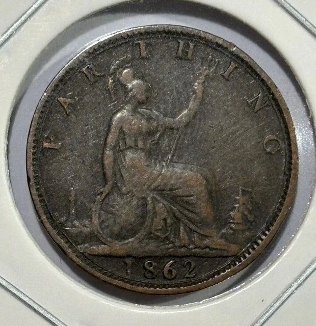 1862 GREAT BRITAIN Farthing - Victoria Coin EUR 6,14 - PicClick FR