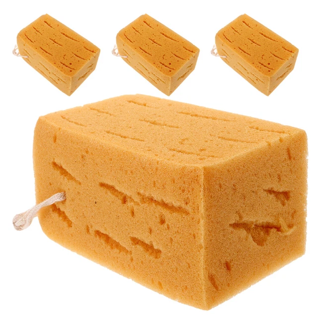 4 PCS CAR Wash Sponge Big Sponges for Washing Cars Detailing Kit £8.23 ...