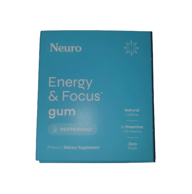 NEURO GUMS ENGERGY & Focus Peppermint £7.25 - PicClick UK