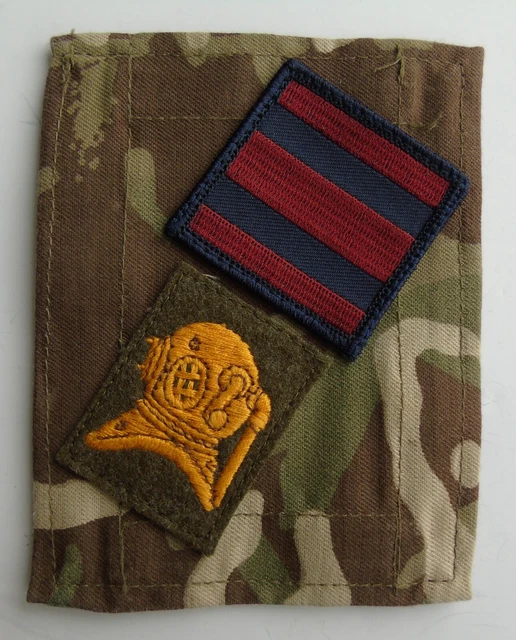 BRITISH ARMY ROYAL Engineers Diver MTP/Blanking Patch/Panel Badge £7.99 ...