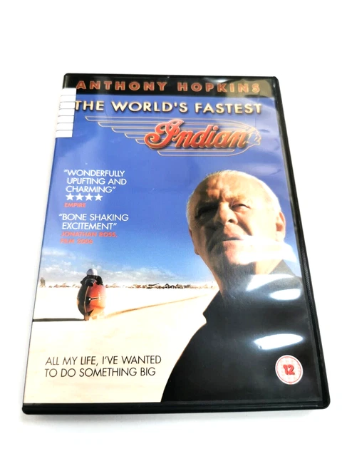 THE WORLD'S FASTEST Indian Anthony Hopkins DVD Rated 12 #GB 029 EUR 3 ...