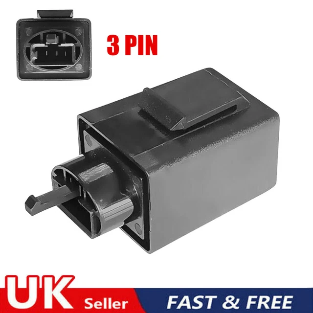 LED INDICATOR FLASHER Relay 3 Pin 12V For Honda CRF300L VTR1000F Fast ...