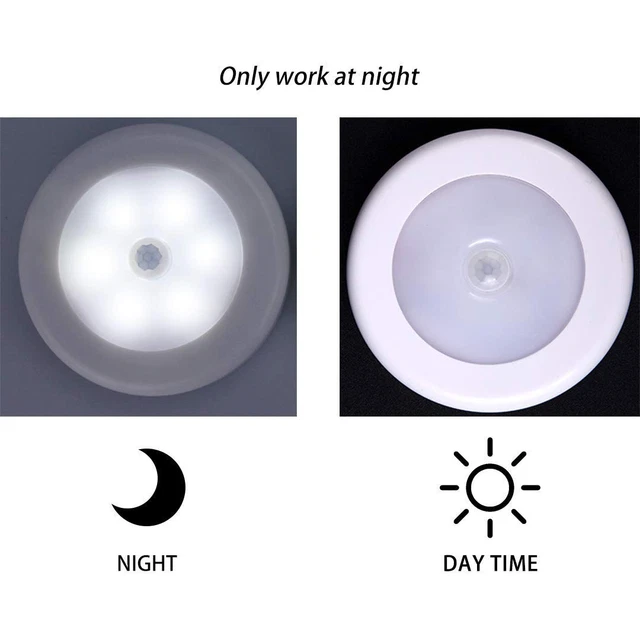 YUCANUCAX 6PACK WIRELESS Motion Sensor LED Cabinet Light Stick Anywhere ...