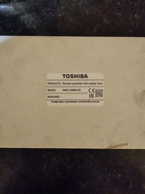 TOSHIBA RBC-AMS41E REMOTE Controller LCD display 7 days timer toshiba ...