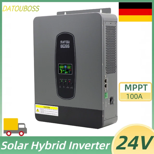 DATOUBOSS 3000W 24V Solar Hybrid Wechselrichter 100A MPPT Laderegler Inverter EUR 162,99 ...