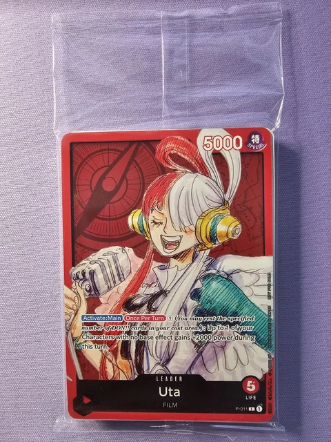 ONE PIECE TCG - Uta Film Red Promo Pack Deck - Sealed #2 £13.00 - PicClick UK
