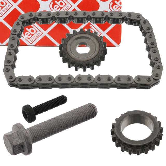 FEBI STEUERKETTENSATZ + Zahnrad Ölpumpe für BMW 1er F20 F21 3er F30 F31 ...