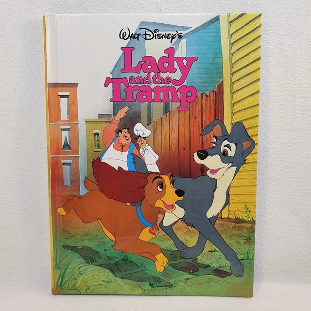 VINTAGE WALT DISNEY LADY AND THE TRAMP Oversized Hardcover Classic ...