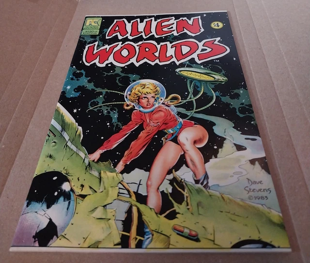 BANDE DESSINÉE ALIEN Worlds #4 Pacific Comics Dave Stevens EUR 19,53 ...