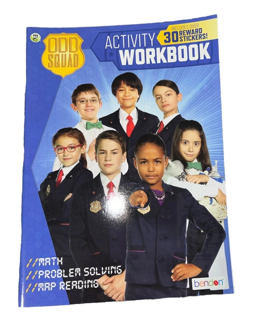 PBS KIDS ODD Squad Workbook Math Problem Solving Map Skills Stickers ...