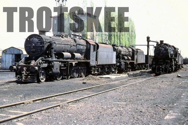 35MM SLIDE TCDD Turkish Railways Steam Loco 45155 1984 Original £3.99 ...