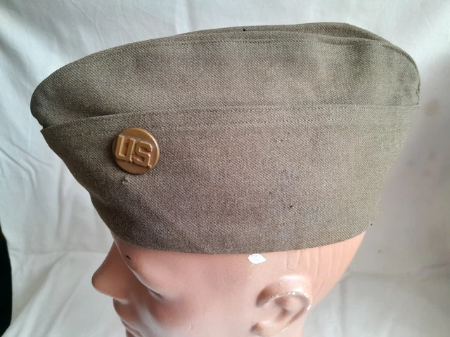 WW2 US ARMY Enlisted Nco Overseas Garrison Cap .1941 . Size 7 1/4. £25. ...
