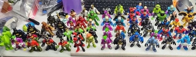 FISHER-PRICE IMAGINEXT DC Action Figures -- Batman-Superman-Villains ...