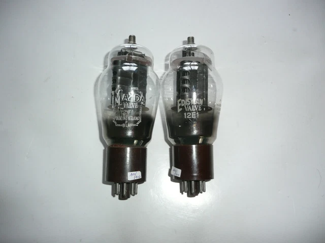 LAMPE RADIO, HIFI, ampli 12E1 EDISWAN MAZDA lampe, tube, Röhre, de ...