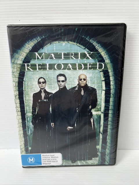 MATRIX RELOADED DVD Keanu Reeves Carrie-Ann Moss Brand New Sealed ...
