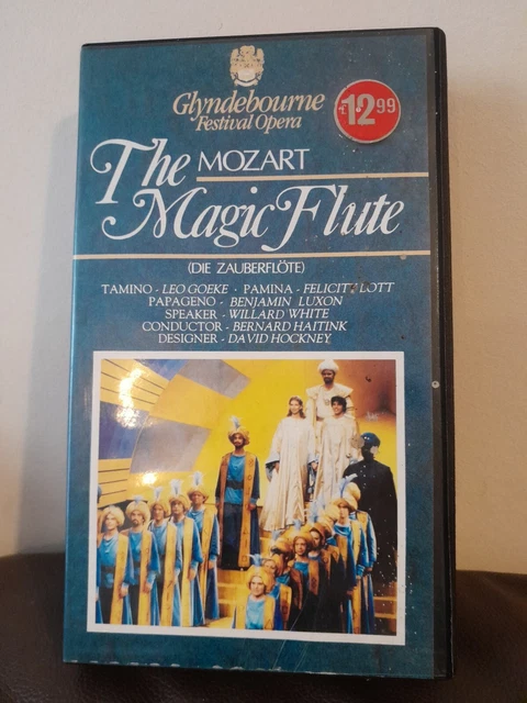 MOZART THE MAGIC Flute (VHS) Longman Video Glyndebourne Festival Opera ...