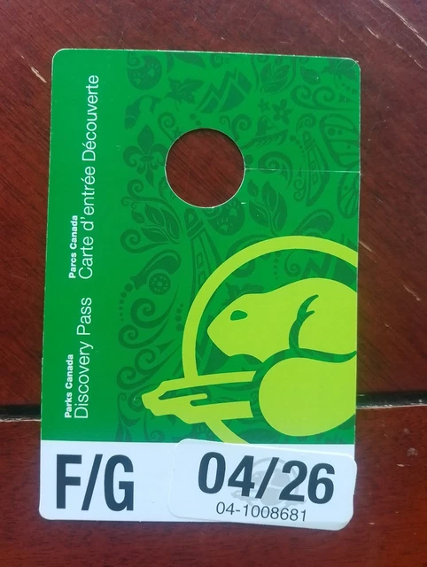 PARKS CANADA DISCOVERY Pass Family Expiry April 2026 £28.75 - PicClick UK