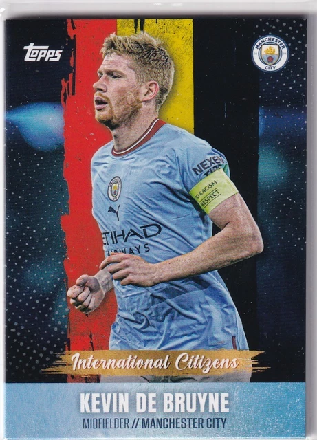 TOPPS MANCHESTER CITY Team-Set 2022-2023 Kevin De Bruyne International ...