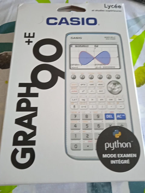 CALCULATRICE GRAPHIQUE CASIO Graph 90+E Neuve - Mode Examen & Langage ...