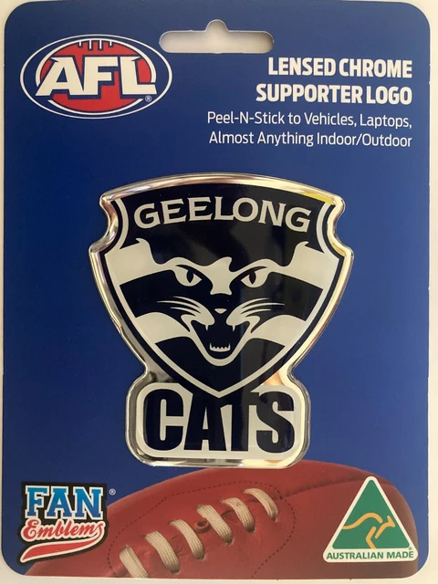 AFL GEELONG CATS Emblem Logo Football Club Official Supporter Decal ...