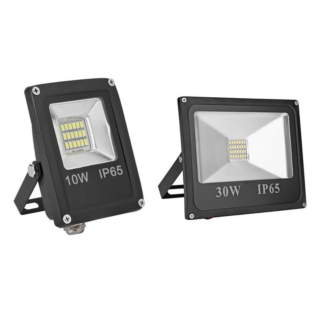 12V 10W/30W LED Flood Light 6500K IP65 Waterproof Outdoor Wall Projector Floodli $16.49 ...