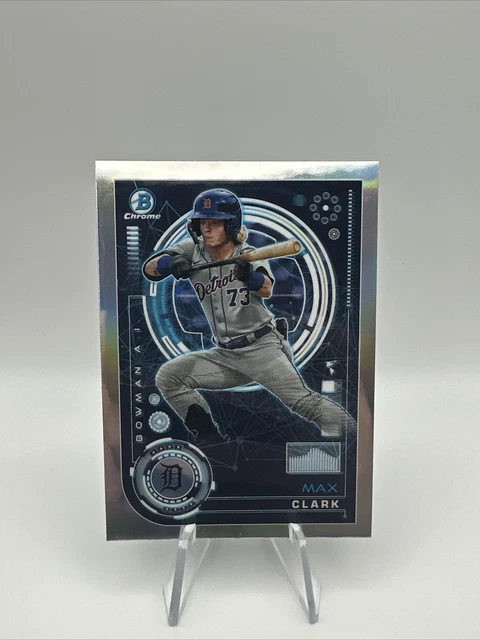 MAX CLARK, DETROIT Tigers #1 Overall Prospect - 2024 Bowman Chrome ...