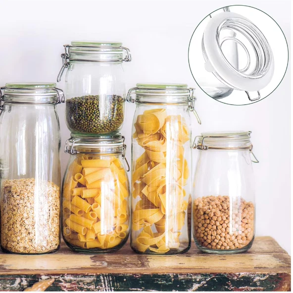 EINMACHGLÄSER GROSS GLASBEHÄLTER Bügelverschluss Einmachglas VORRATSGLAS S1 EUR 4,20 - PicClick DE