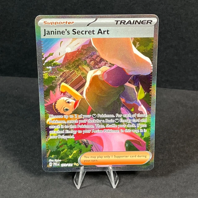 POKÉMON TCG PRISMATIC Evolutions Janine's Secret Art 173/131 SIR Card £ ...
