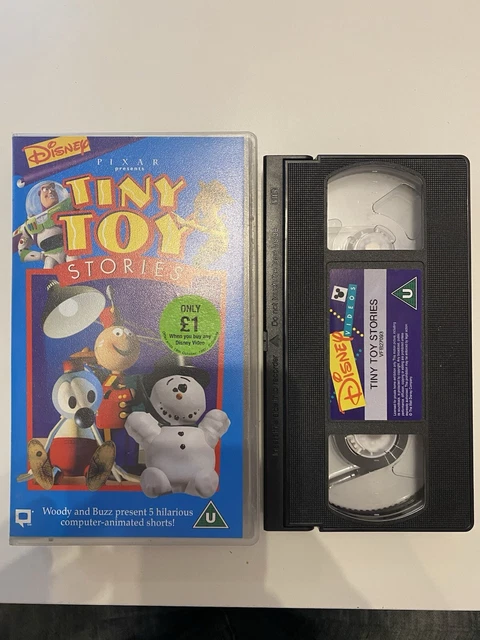 Disney Pixar Tiny Toy Stories Vhs Video Woody Buzz Lightyear £4 99