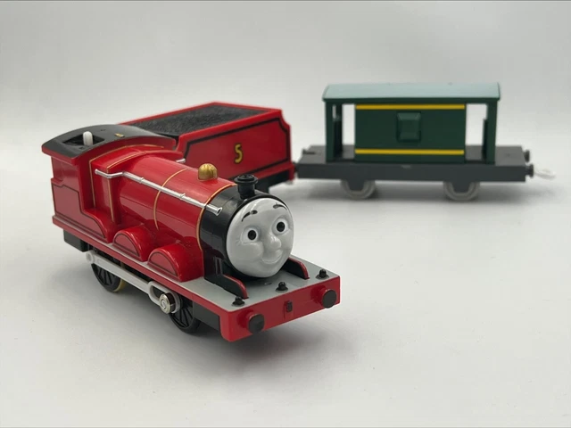 TOMY TRACKMASTER PLARAIL CGI James the Red Engine *complete set* £34.48 ...