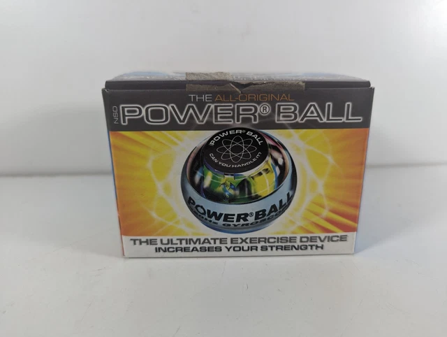 NSD POWER BALL Neon Blue Pro Gyroscope Hand Arm Trainer Therapy Sports ...