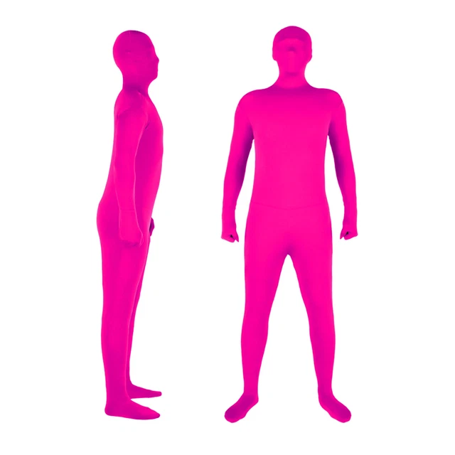 180CM PEACH RED Full Body Photography Chromakey Suit Unisex Adult ...