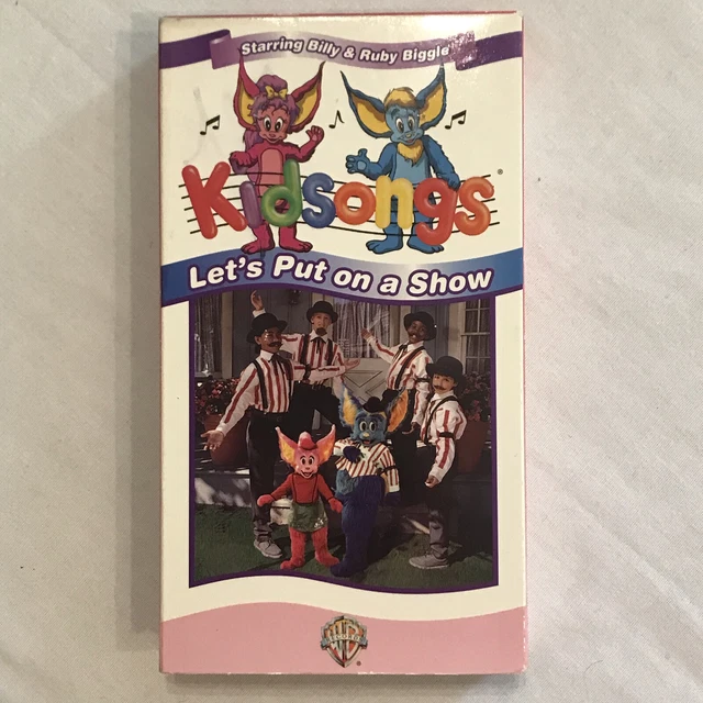 KIDSONGS ~ LET’S Put On A Show ~ VHS Billy/Ruby Biggle ~ Educational ...