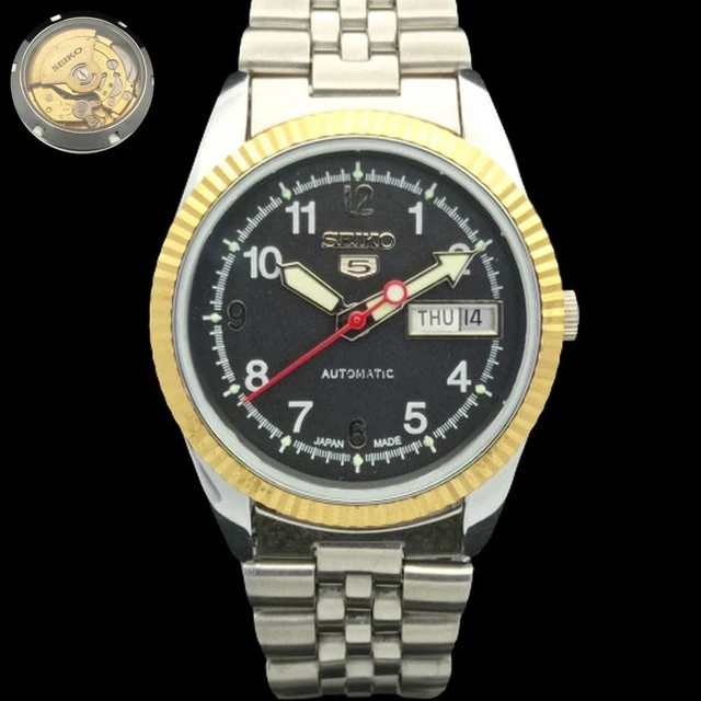VINTAGE SEIKO TRANSPARENT BACK JAPAN MENS AUTOMATIC WATCH 575a-a304958 ...