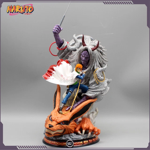 NARUTO ANIME STATUE 25cm Figure Namikaze Minato Collection Model Gift ...