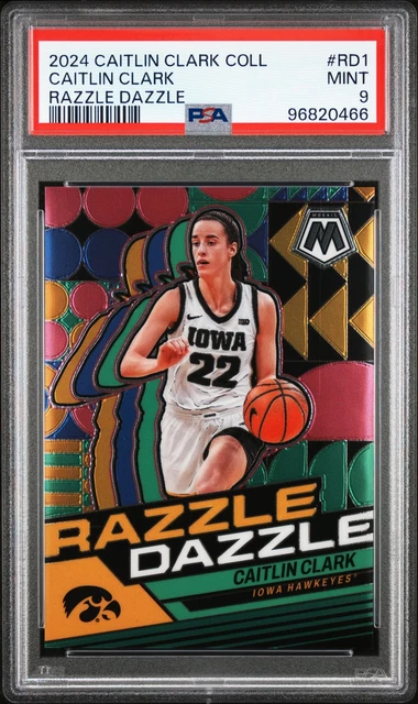 CAITLIN CLARK 2024 Panini Caitlin Clark Collection Razzle Dazzle Card # ...