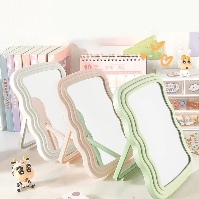 WAVE FRAME WATER Ripple Makeup Mirrors Cute Desktop Mirror Living Room ...