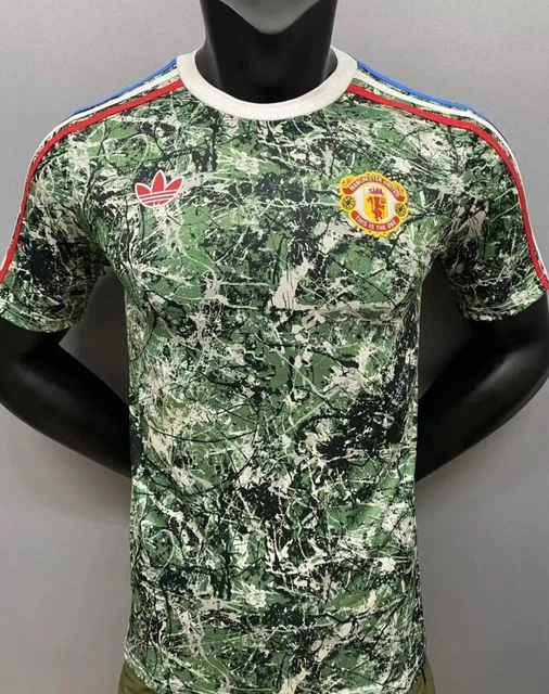 2024 MANCHESTER UNITED Stone Roses Men's Football Shirt (R3plica) Size ...