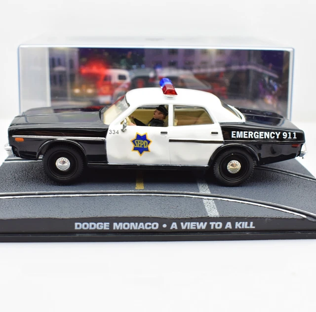 MODELS CAR OF Film 007 James Bond Scale 1:43 Dodge Monaco Police Movie ...