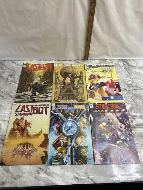 IDW COMIC BOOK Bundle X6 Transformers Ghostbusters Star Trek Back To ...