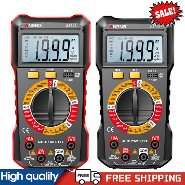 MULTIFUNCTIONAL NCV MULTIMETER Digital Multimeter for Diode/hFE ...