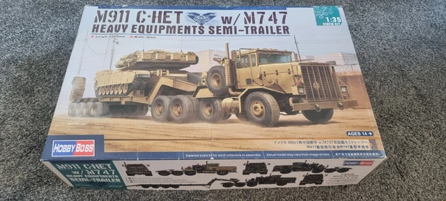 HOBBYBOSS 85519 M911 C-HET W/ M747 Heavy Equipments Semi-trailer £89.99 ...