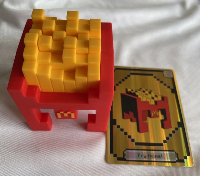 MCDONALD’S MINECRAFT MOVIE Toy - Fry Helmet With Unused Code £2.50 ...