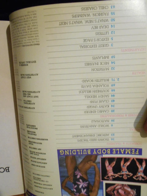 FEMALE BODYBUILDING #14 muscle magazine KATHY UNGER 3-89 £11.55 ...