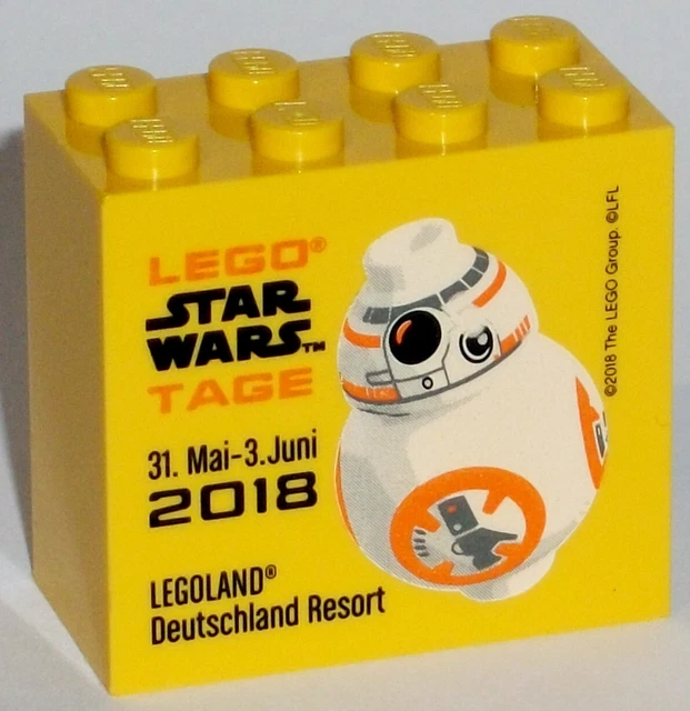 LEGO LEGOLAND SAMMELSTEIN collectible brick block STAR WARS 2018 BB-8 ...